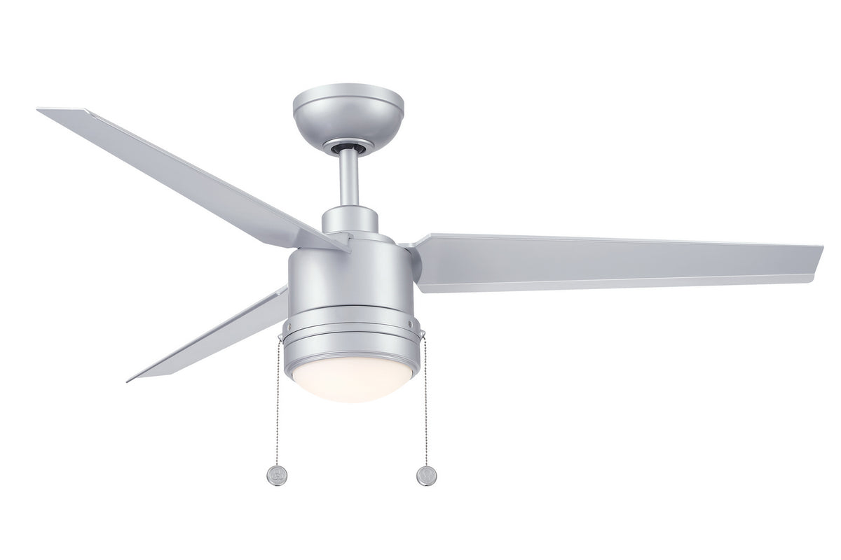 Fanimation FPD7619SLW PC/DC L 52" Ceiling Fan Silver — ShoppersLighting