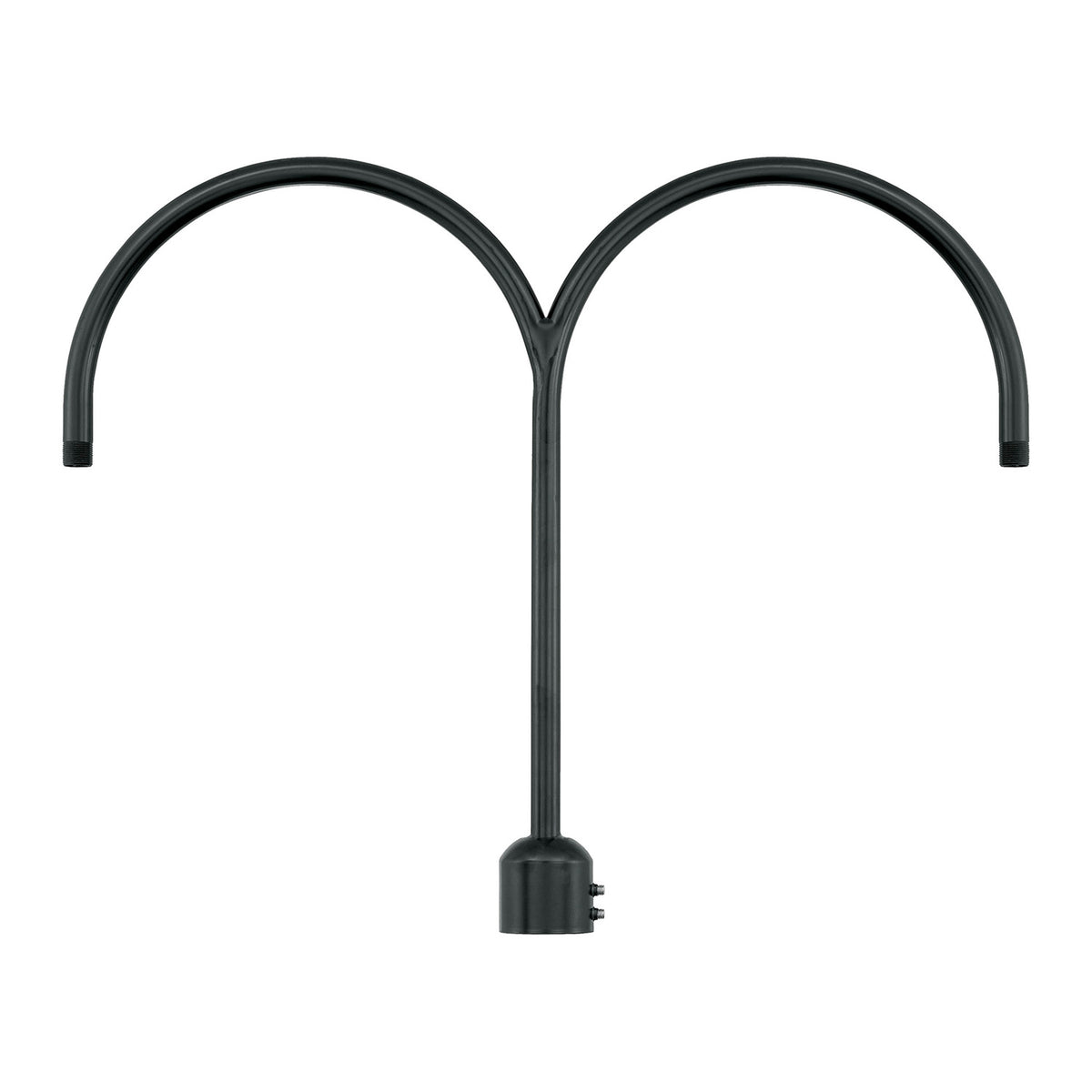 Millennium RPAD-SB R Series Two Light Post Adapter, Satin Black ...