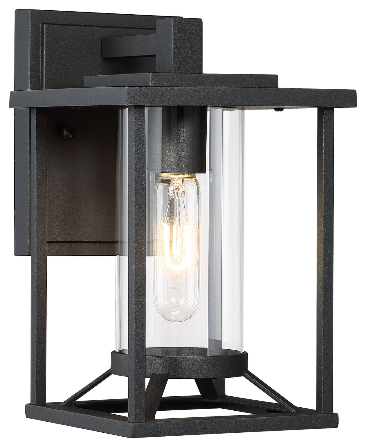 Minka-Lavery 72471-66 Trescott One Light Outdoor Wall Mount, Coal ...