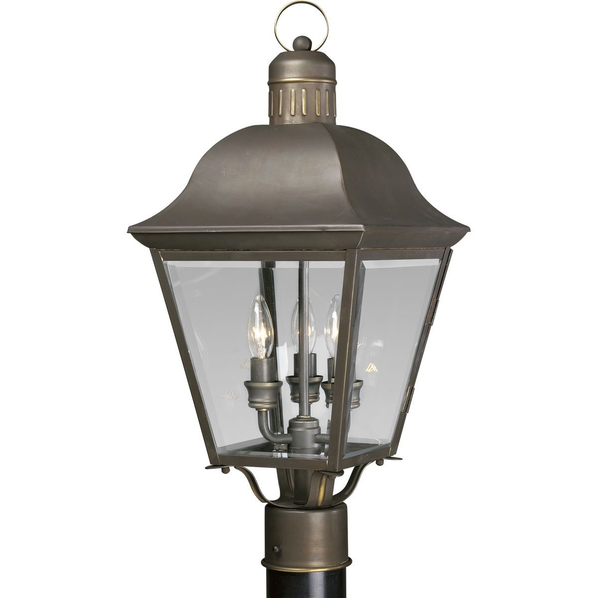 Progress P5487-20 Andover Collection Three-Light Post Lantern — ShoppersLighting